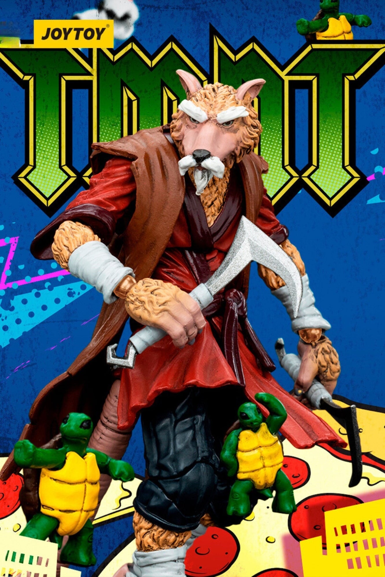 Splinter - TMNT Action Figure by JOYTOY (1/18 Scale) — Heroes World