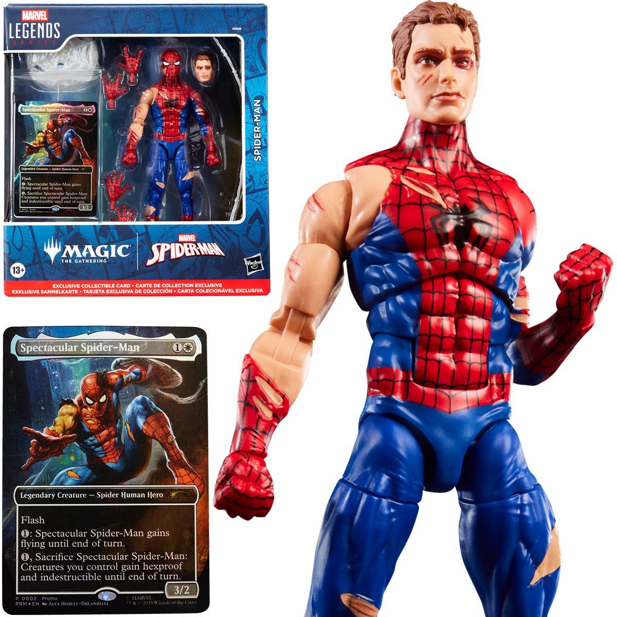 Spider-Man Marvel Legends Magic: The Gathering 6-Inch Action Figure an ...