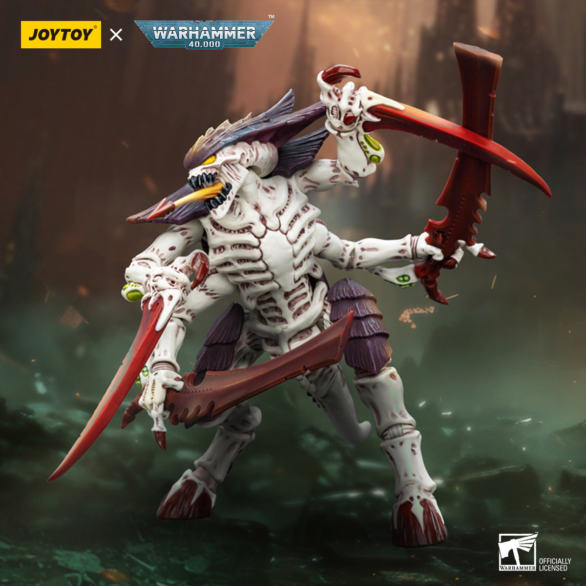 Warhammer 40K Tyranids Hive Fleet Leviathan Tyranid Warrior with Bones ...