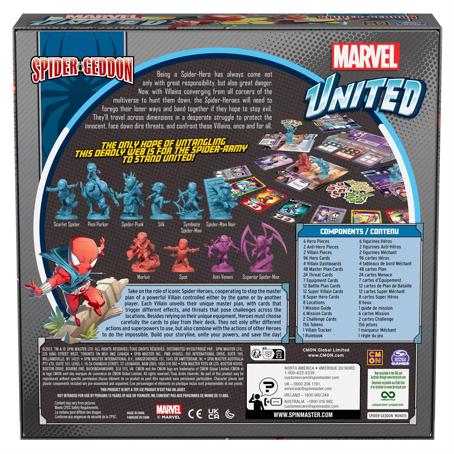 Marvel United Spider-Geddon Board Game — Heroes World