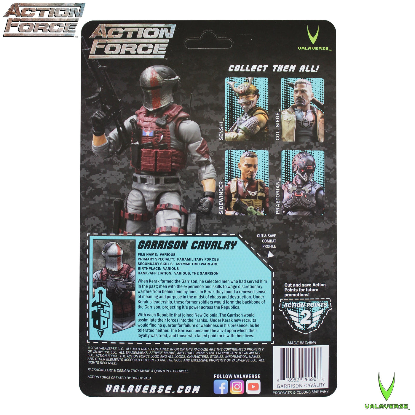 Garrison Cavalry Reissue | Valaverse Action Force | 1:12 Figure — Heroes World