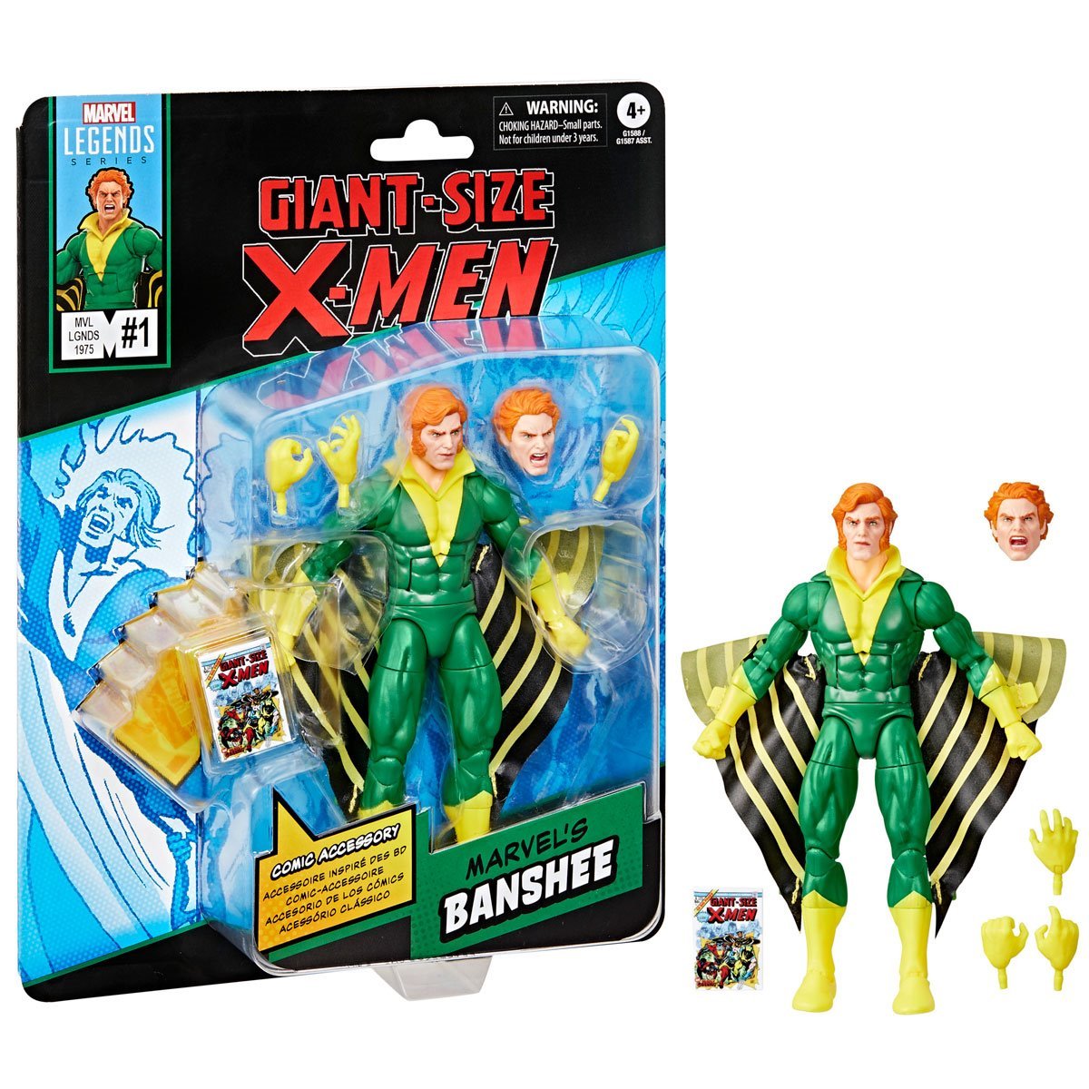 Banshee (Marvel Legends Comics-Inspired 6-Inch Action Figures Wave 1 ...