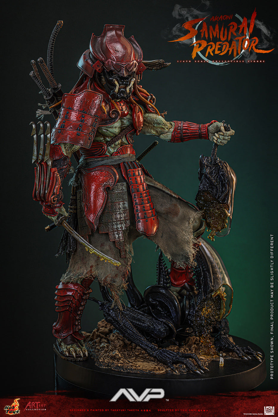 Akaoni Samurai Predator Sixth Scale Figure — Heroes World