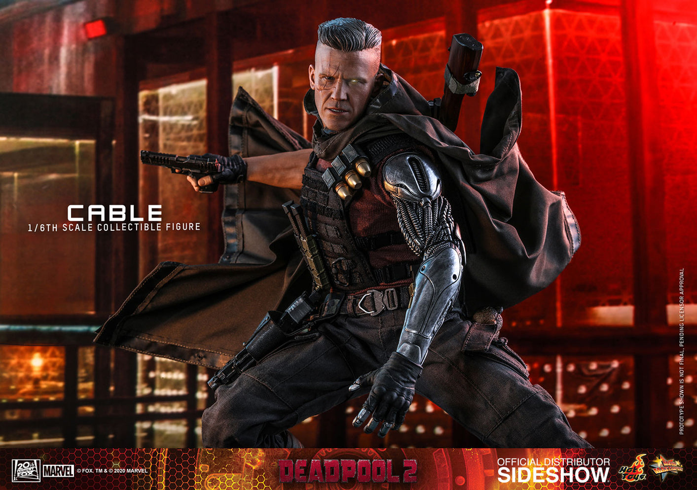 Cable MMS583 | Sixth Scale Action Figure | Hot Toys — Heroes World