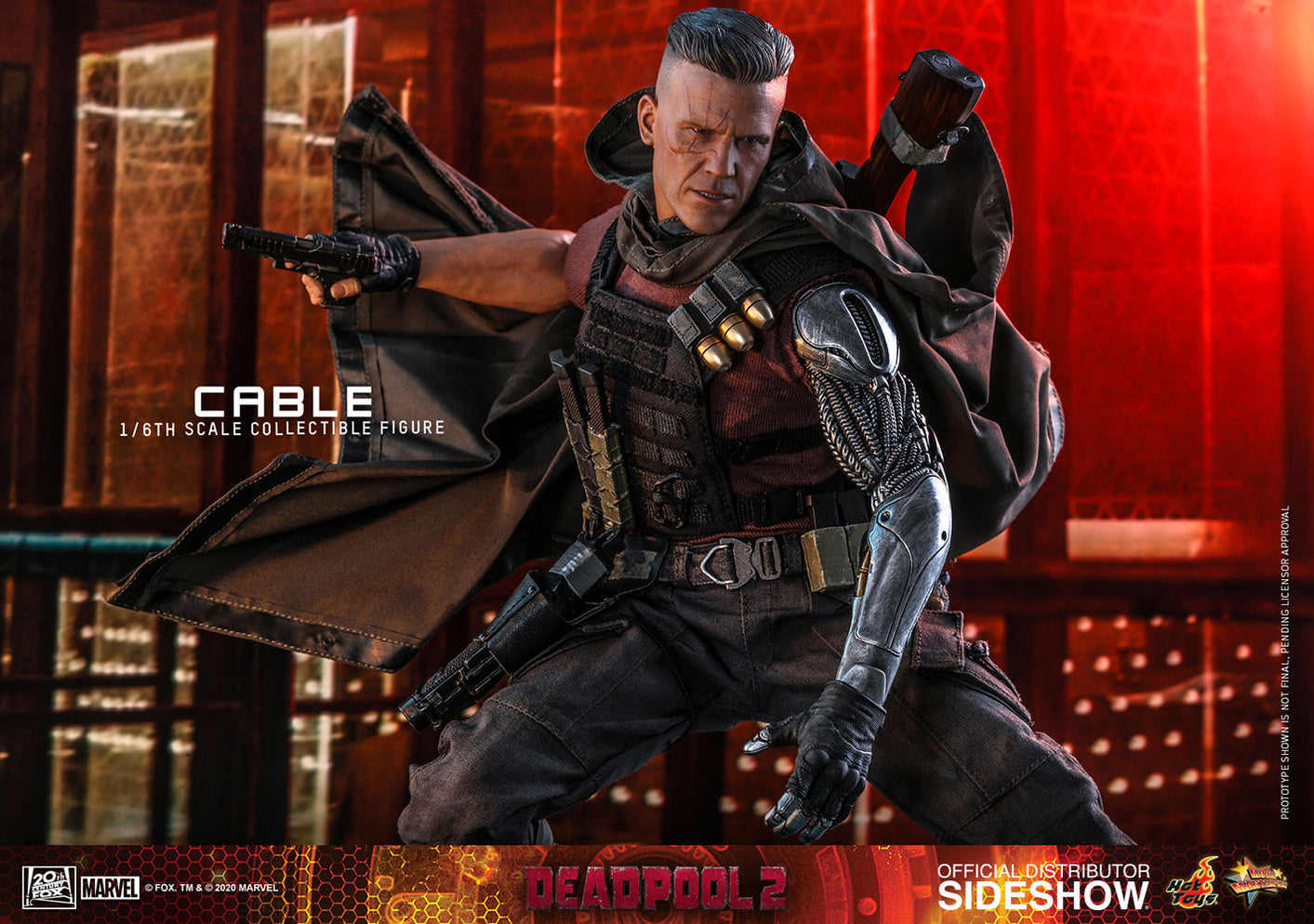 Cable MMS583 | Sixth Scale Action Figure | Hot Toys — Heroes World