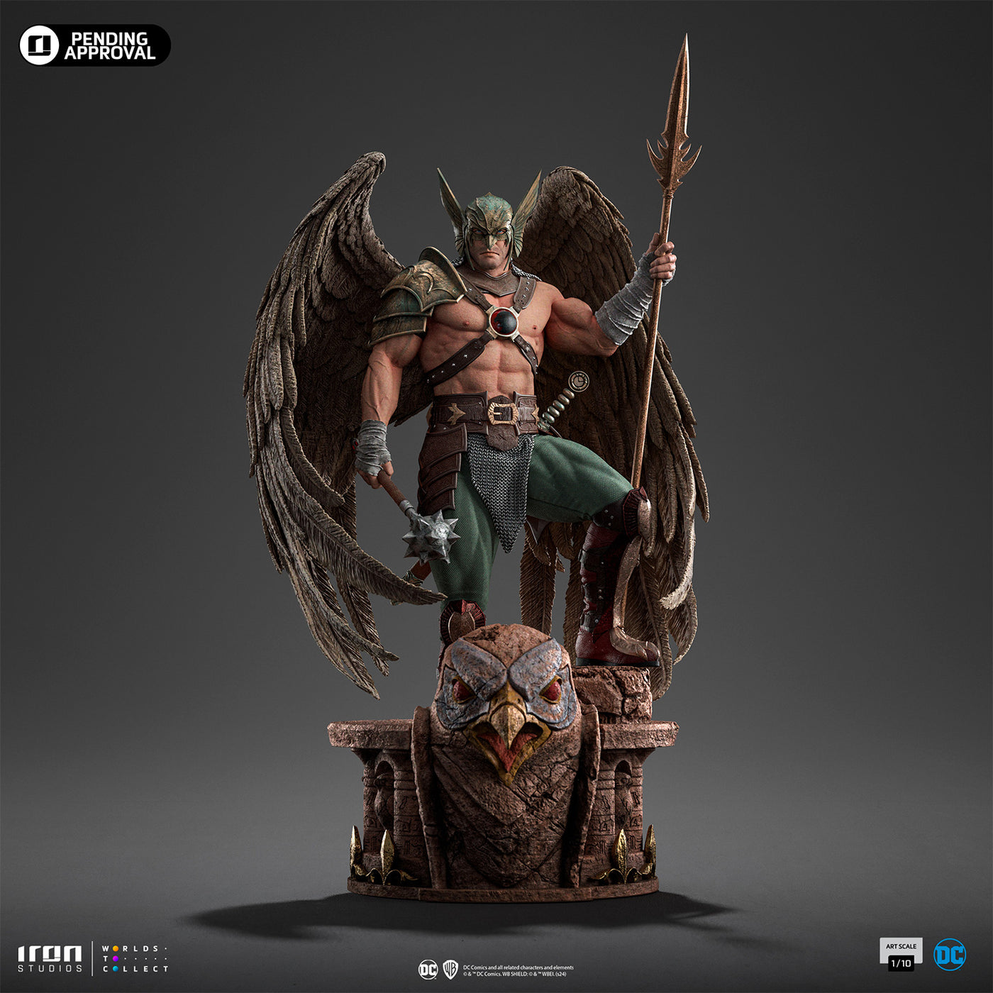 [PREORDER] Hawkman (10th Anniversary) 1:10 Scale Statue — Heroes World
