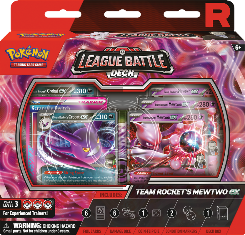 POKEMON LEAGUE BATTLE DECK TEAM ROCKETS MEWTWO EX | TCG — Heroes World