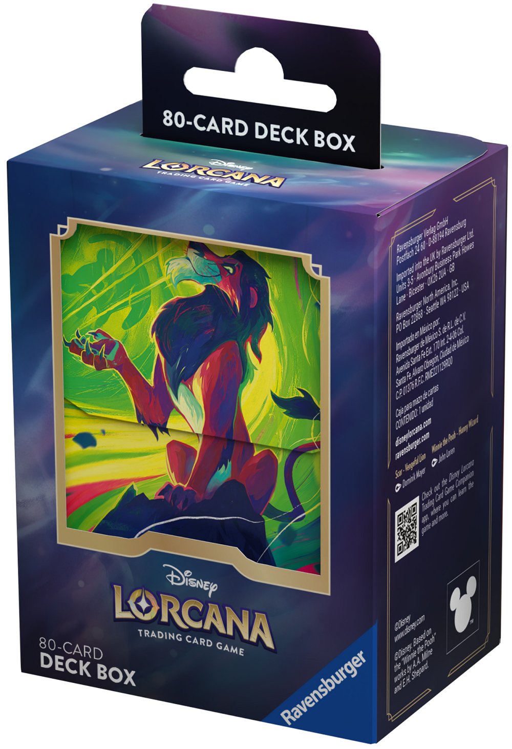 DISNEY LORCANA DECK BOX SCAR AZURITE SEA SET — Heroes World