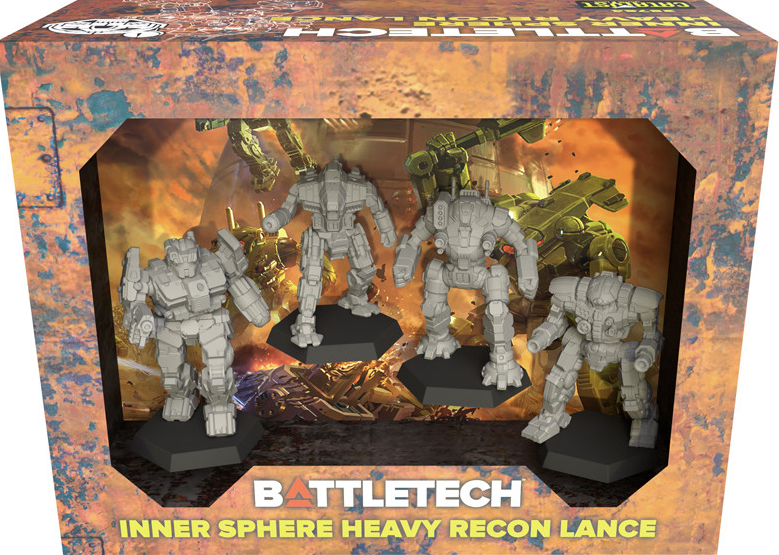 BATTLETECH INNER SPHERE HEAVY RECON LANCE FORCEPACK — Heroes World
