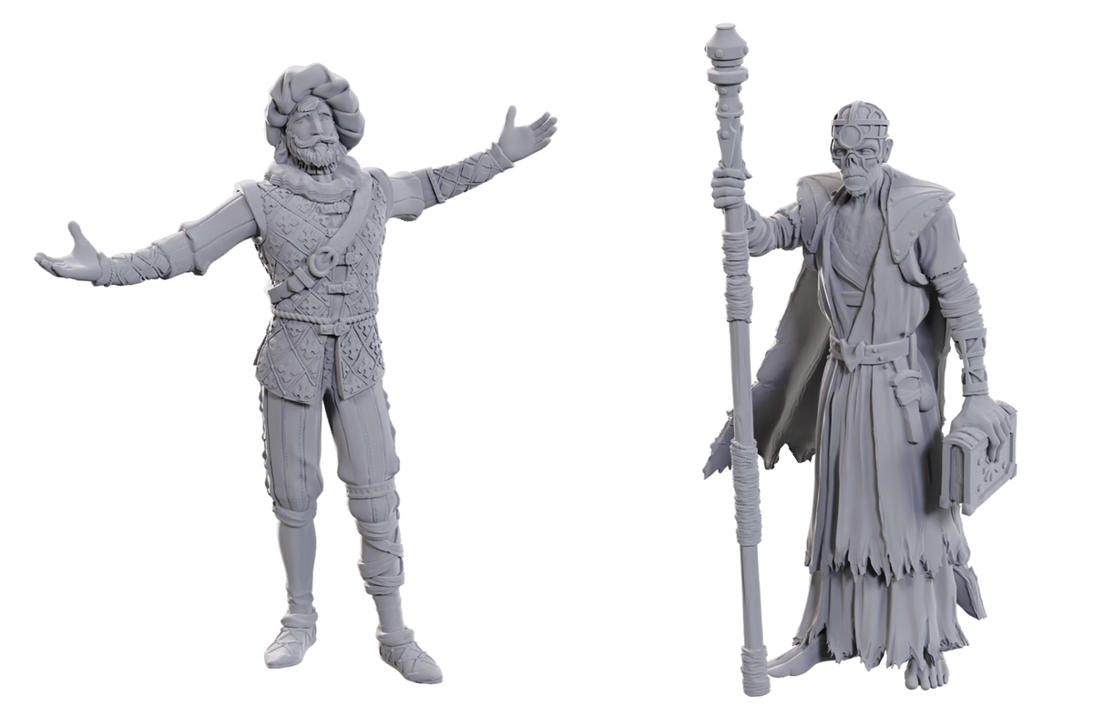 DND UNPAINTED MINIS SPECIAL EDITION BALDUR'S GATE 3 - VOLO & WITHERS ...