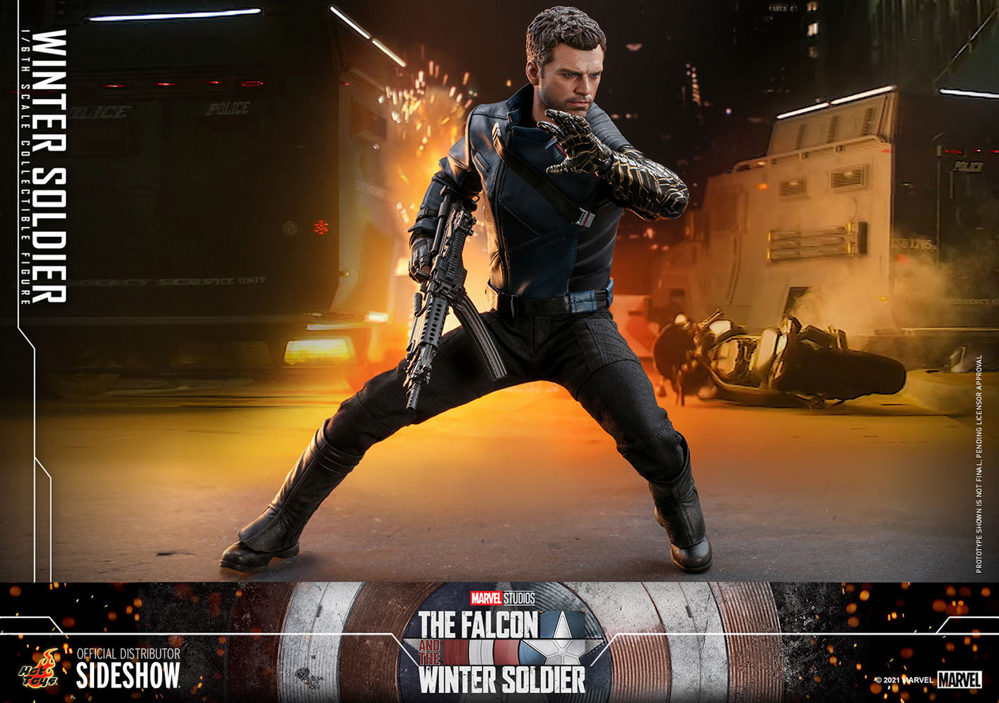 Winter Soldier TMS039 | Sixth Scale Action Figure | Hot Toys — Heroes World